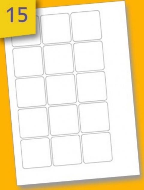 50mm x 50mm Labels | Monkey Labels